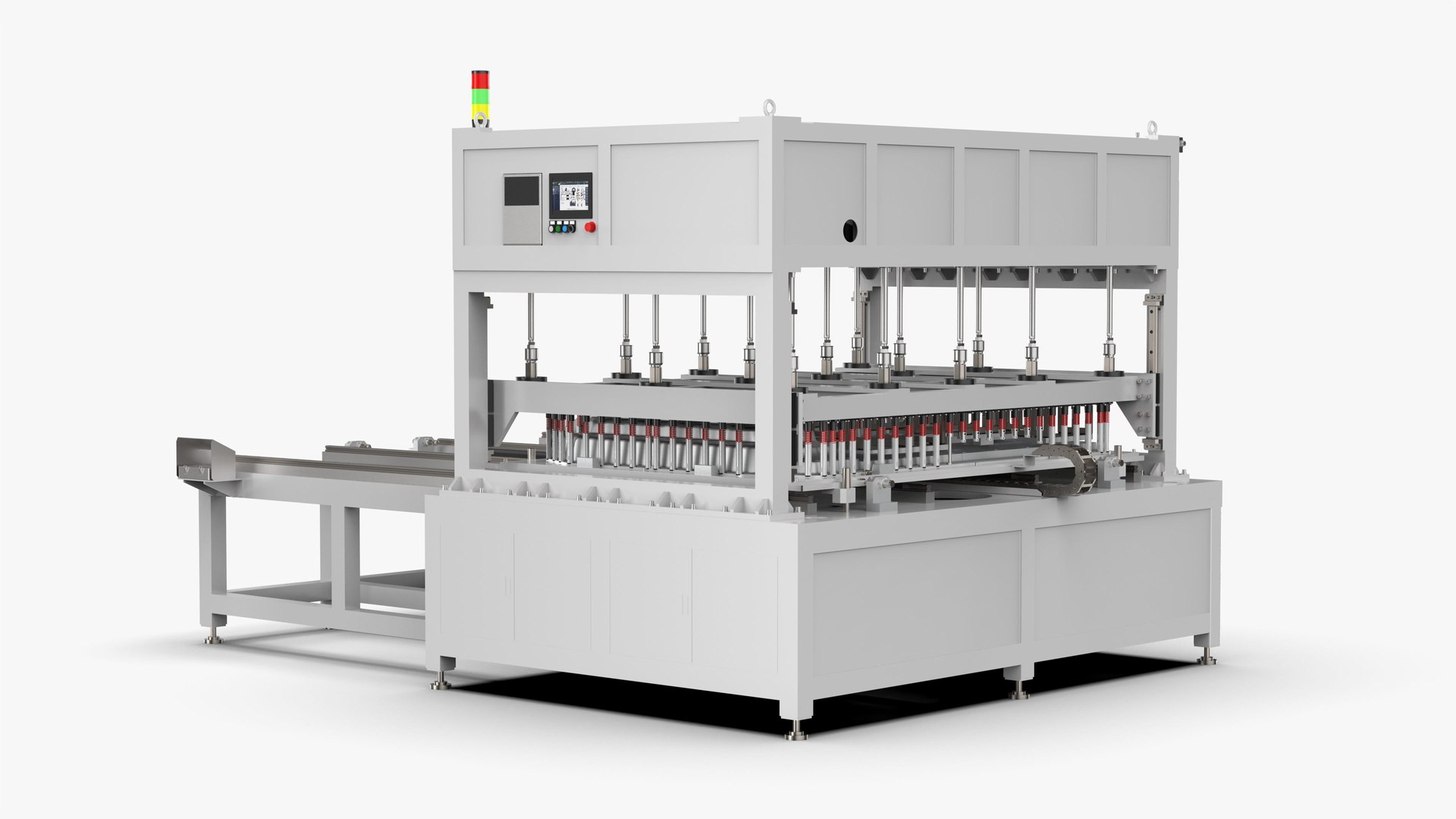 3D Model Automatic New Energy Battery Pack Air Tightness Detection ...