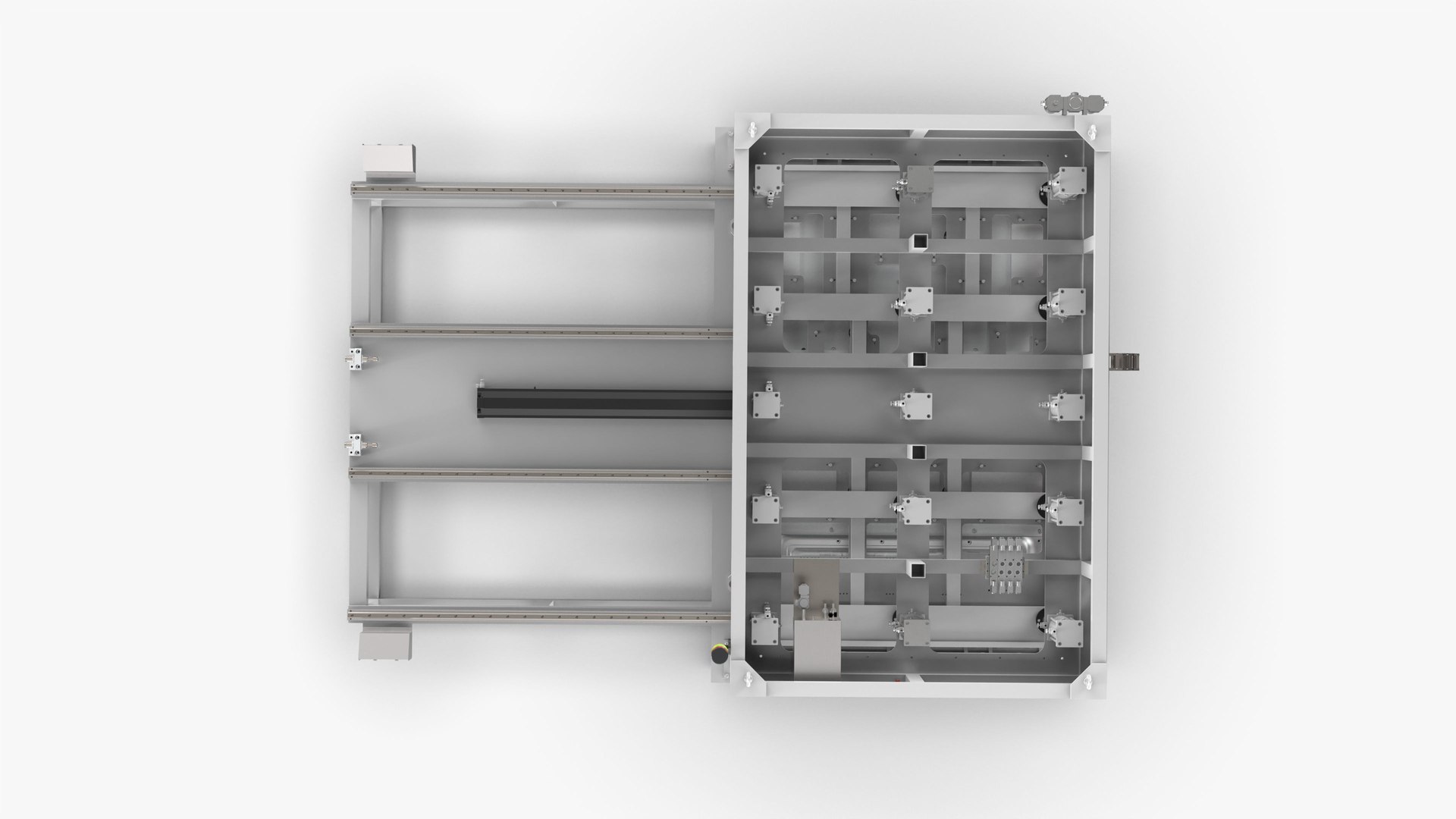 3D Model Automatic New Energy Battery Pack Air Tightness Detection ...
