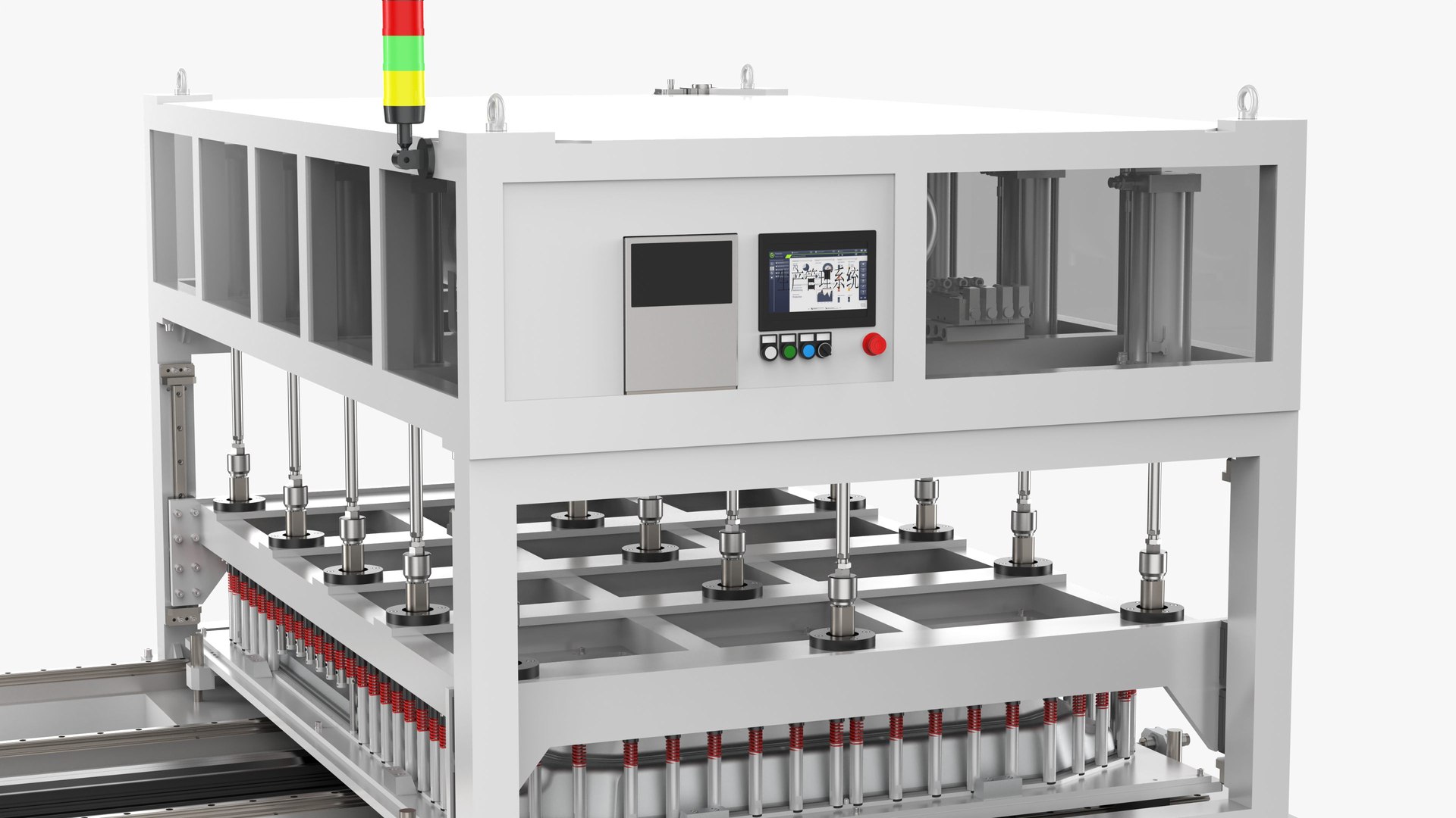 3D Model Automatic New Energy Battery Pack Air Tightness Detection ...