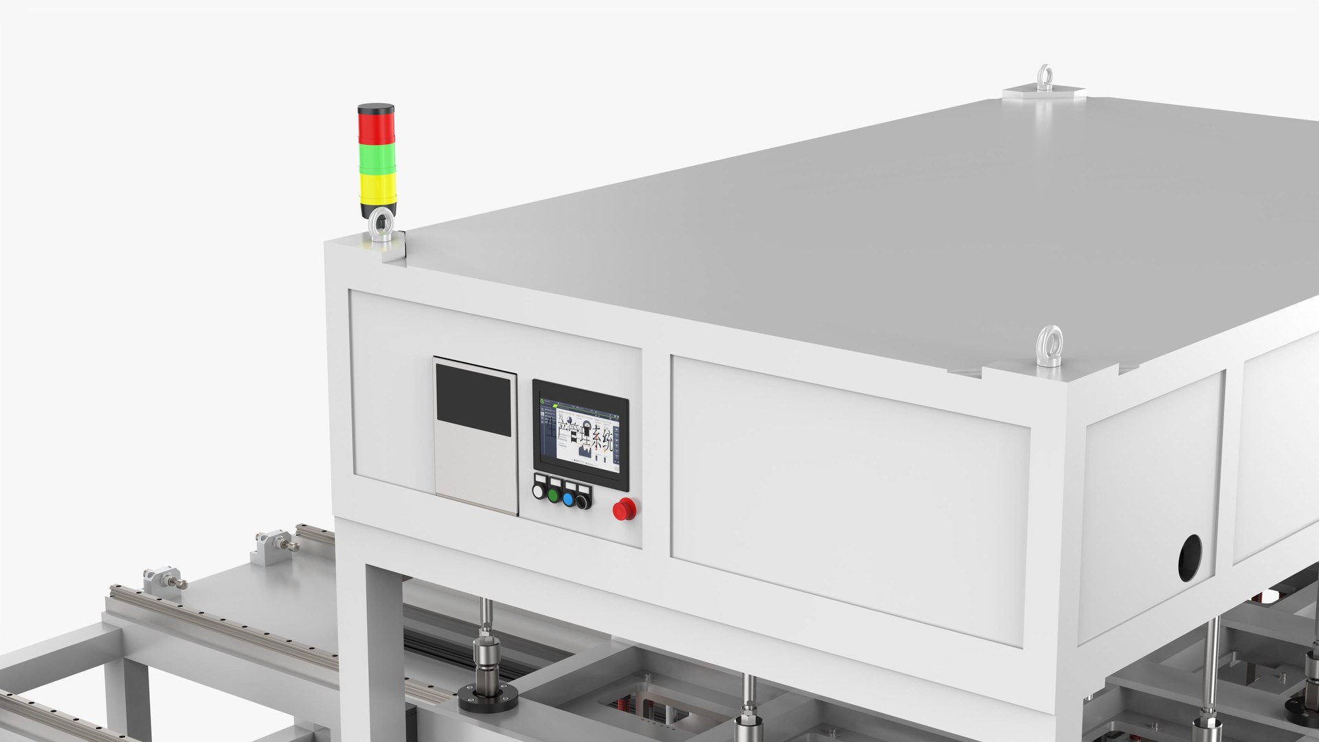 3D Model Automatic New Energy Battery Pack Air Tightness Detection ...