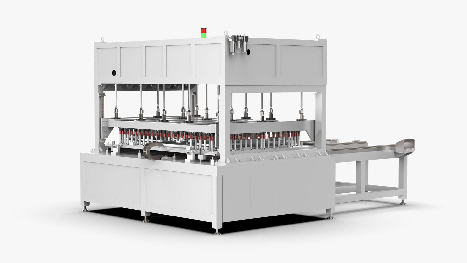 3D Model Automatic New Energy Battery Pack Air Tightness Detection ...