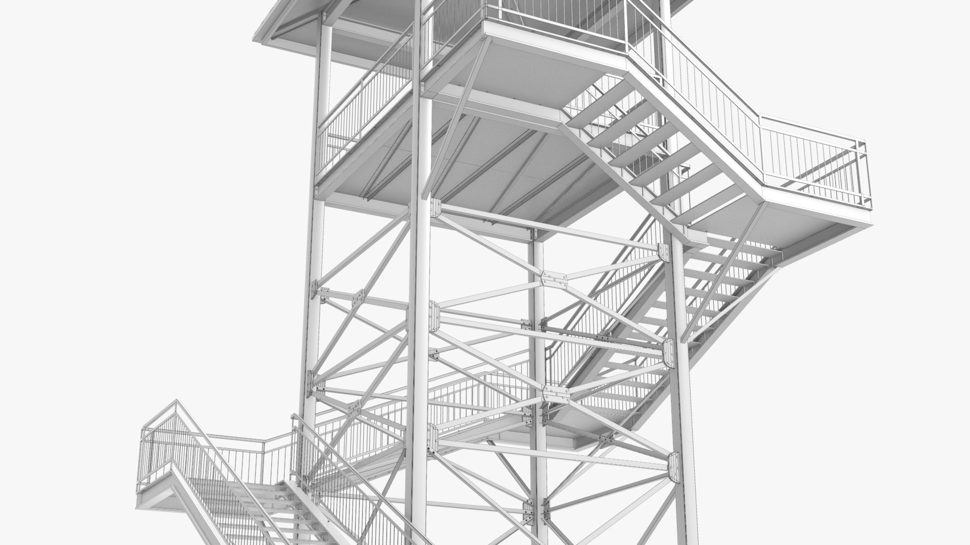 3D Model Observation Tower - TurboSquid 1985452