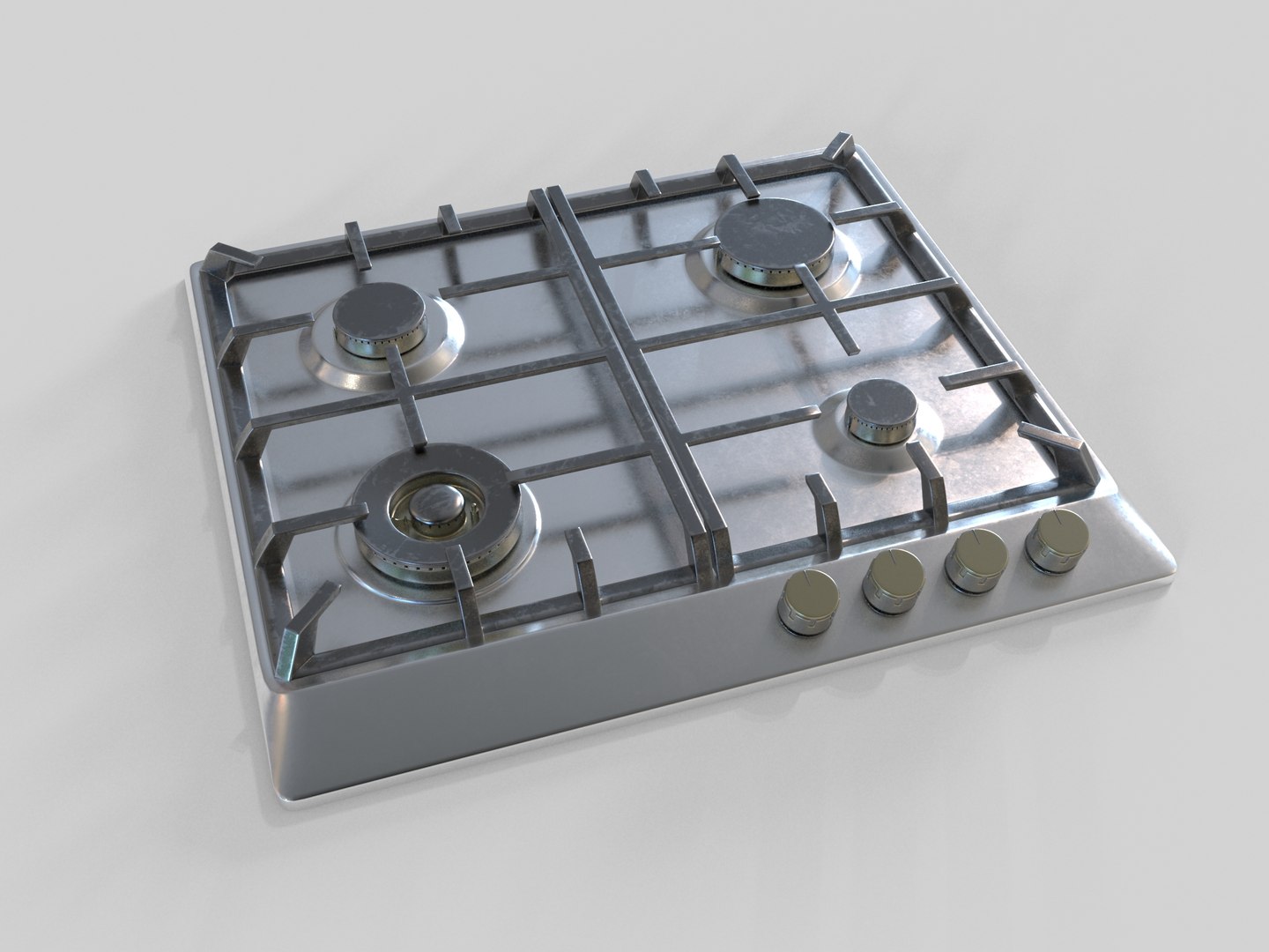 3D Gas Cooktop - TurboSquid 1592968