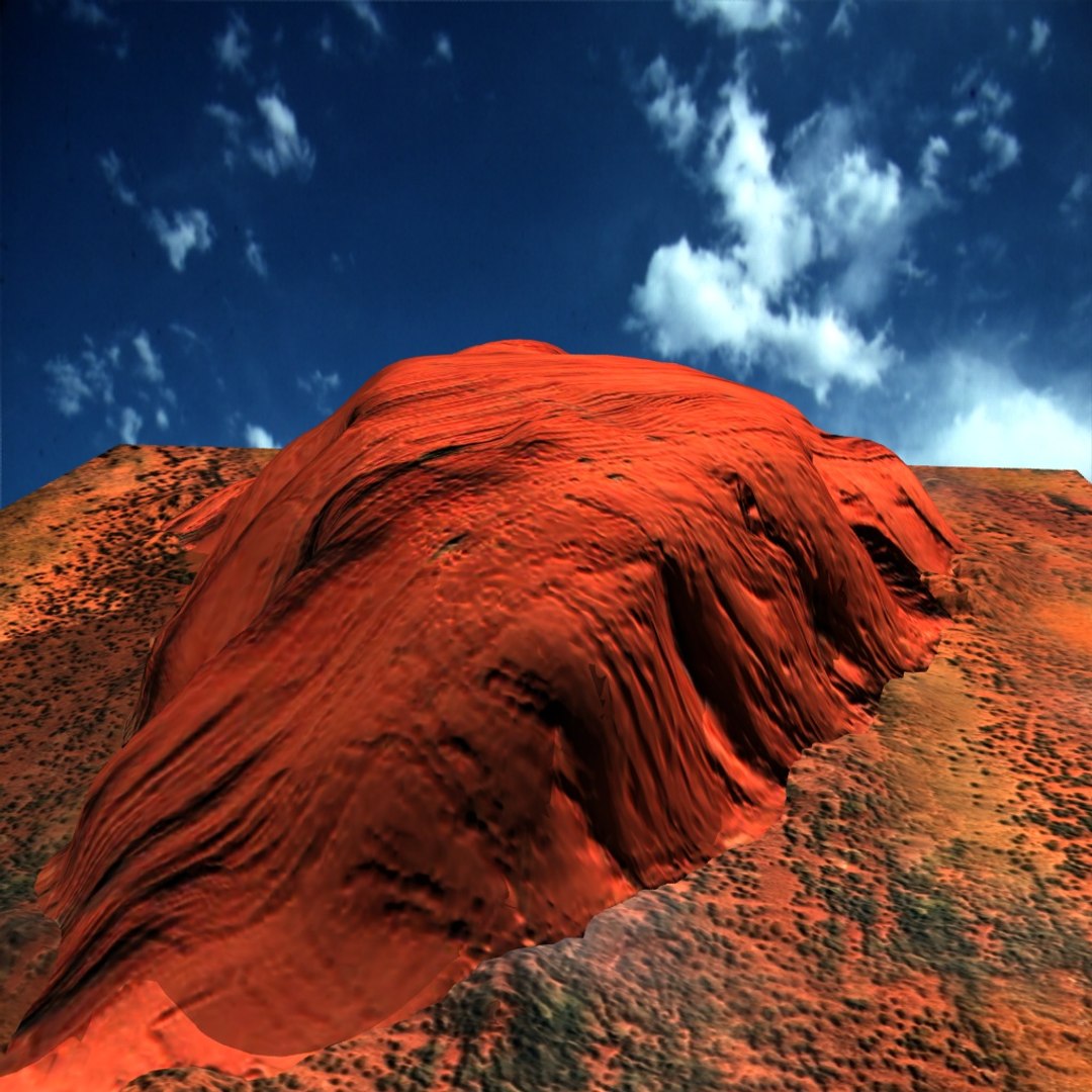3D Model Ayers Rock Urulu - TurboSquid 1248362