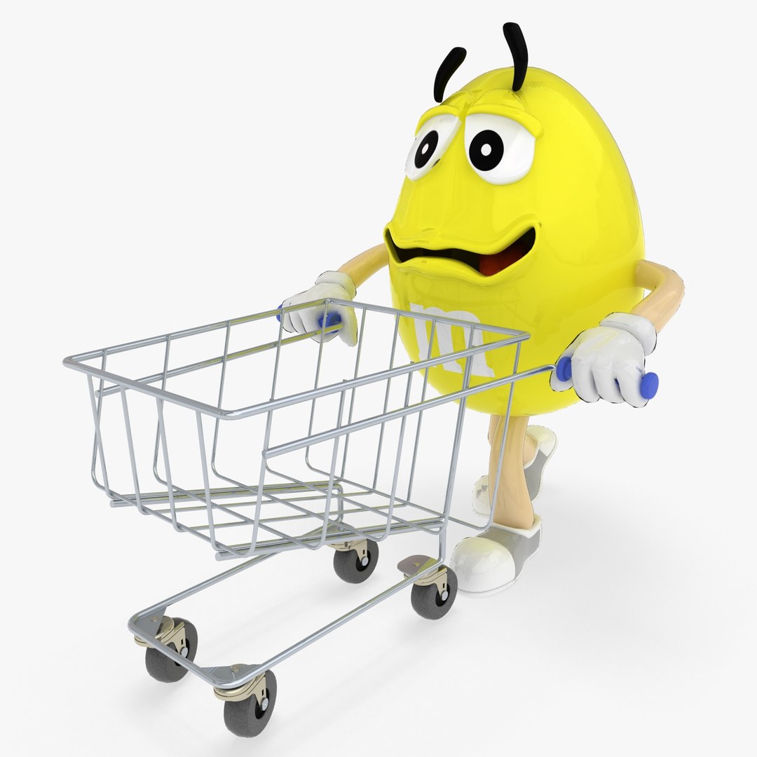 3ds Max Character M S Shopping Trolley