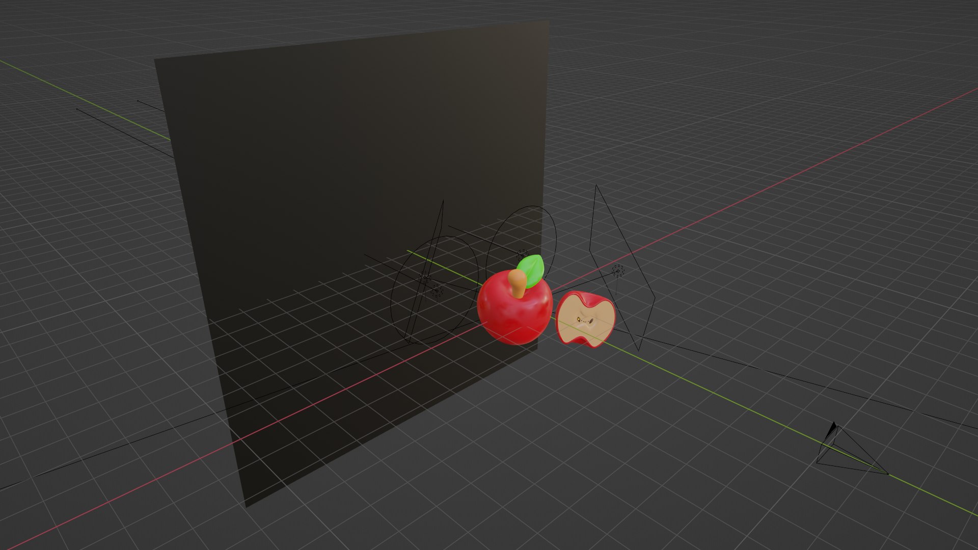 Low Poly Apple 3D Model - TurboSquid 2109419