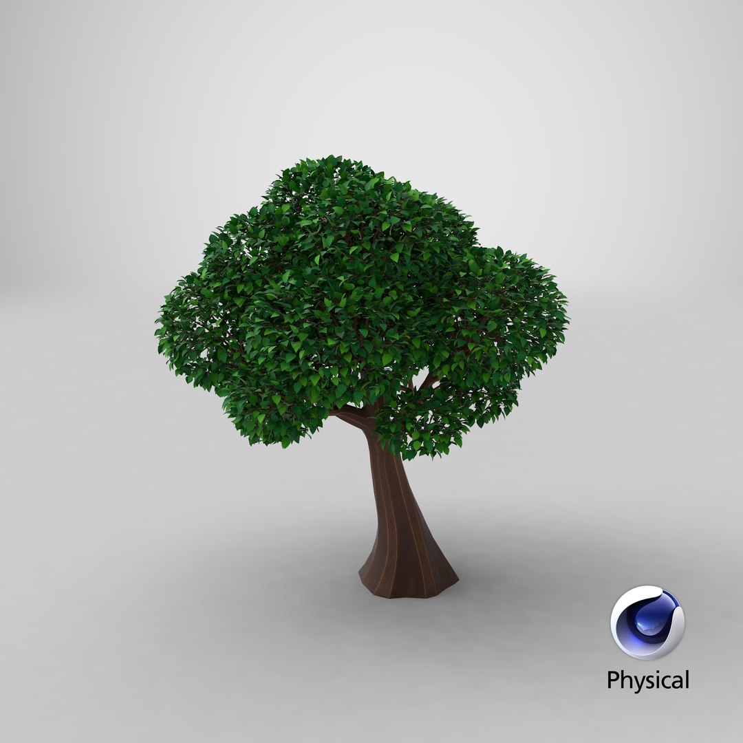 Cartoon Tree 4 3D - TurboSquid 1920484