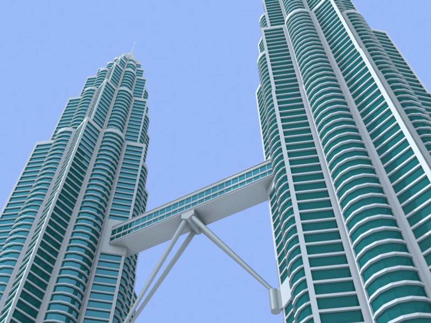 Petronas Twin Towers 3d Model