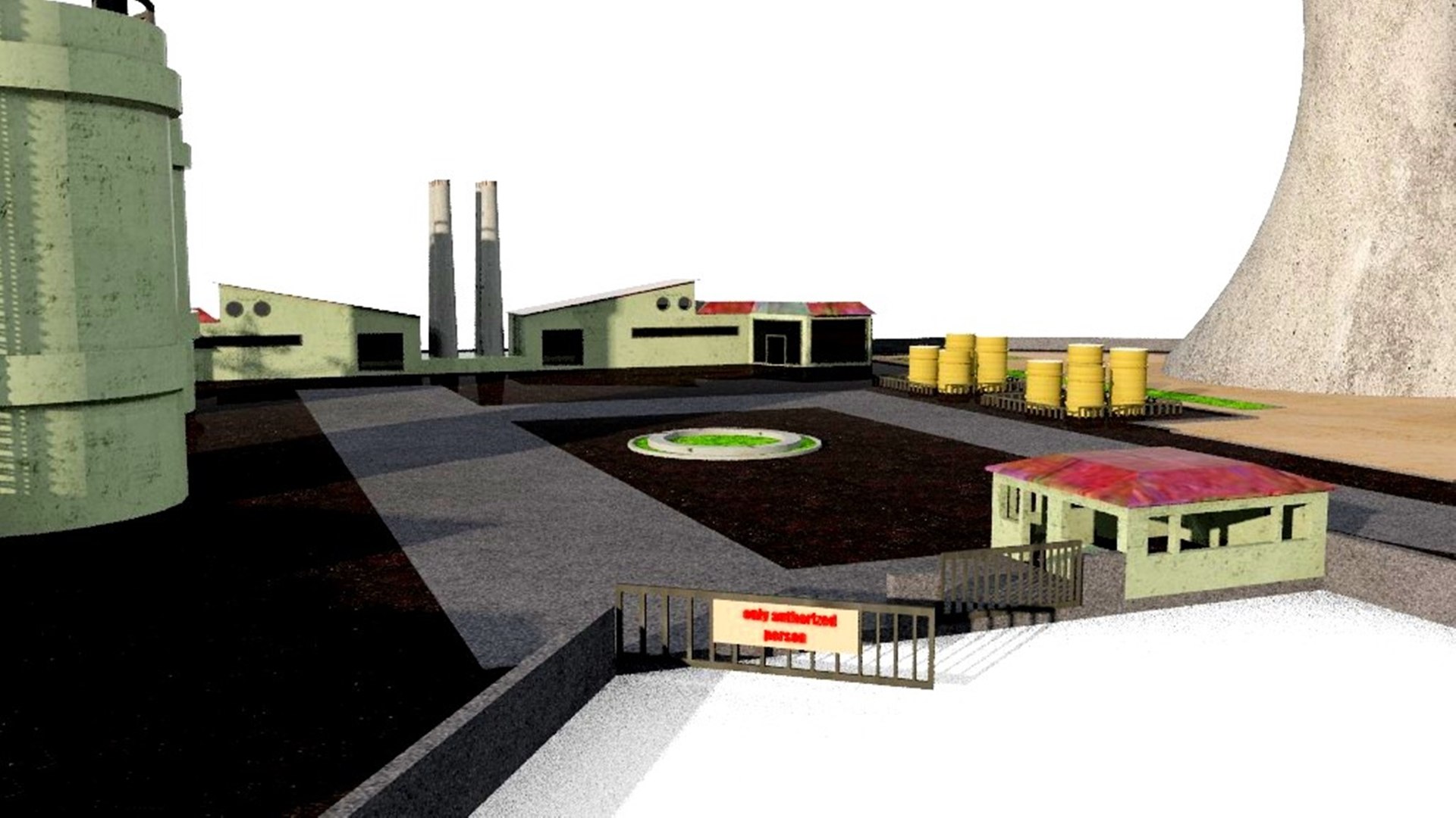 3D Model Power Plant Nuclear Base - TurboSquid 2299948