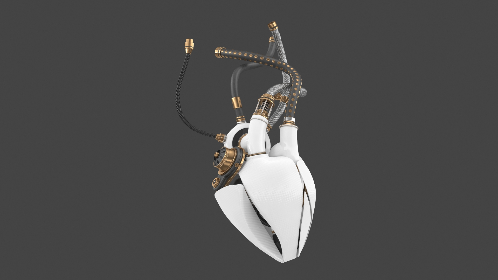 3D Cyber Heart - TurboSquid 1600125