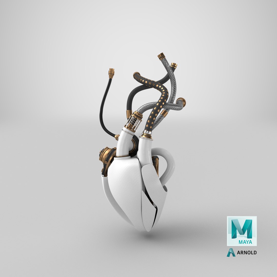 3D cyber heart - TurboSquid 1600125