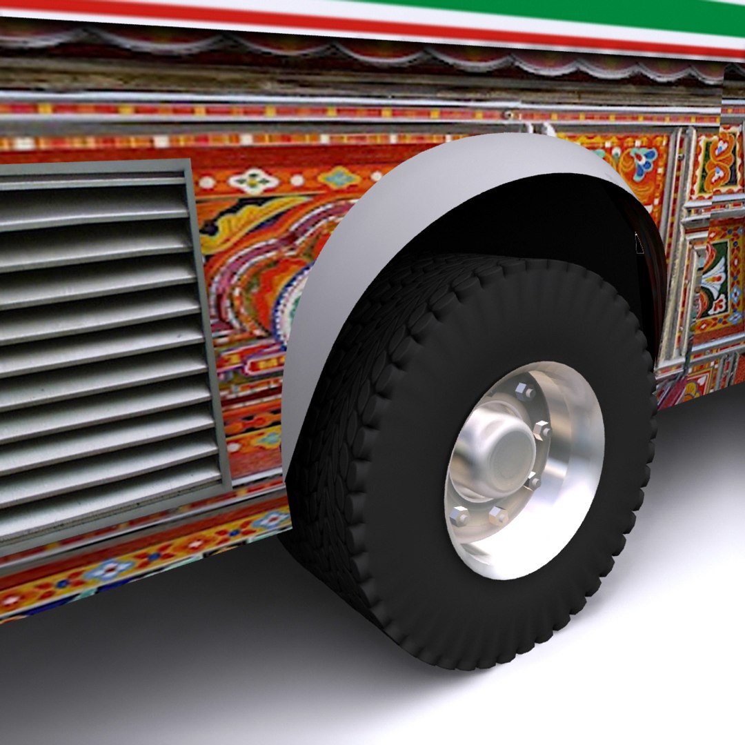 3D Pakistani Bus - TurboSquid 1205506