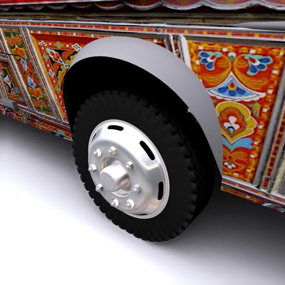 3D Pakistani Bus - TurboSquid 1205506