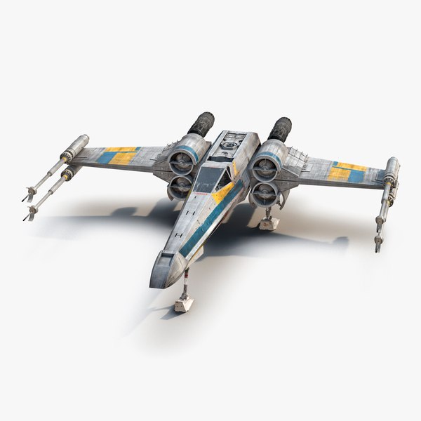 star wars x wing 3d model