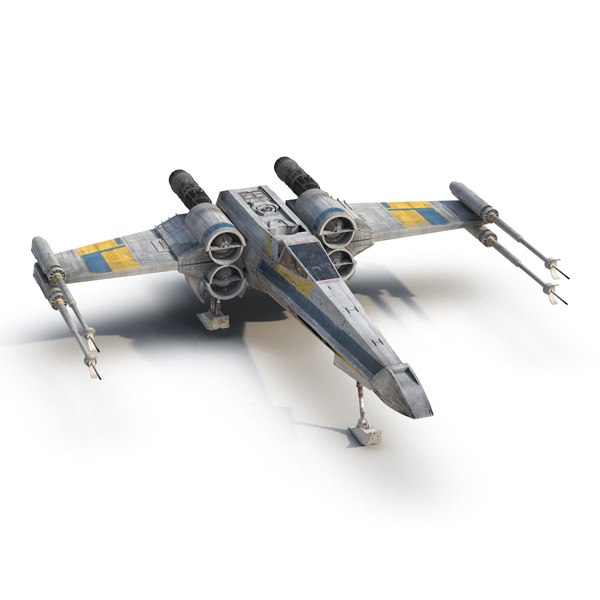 star wars x wing 3d model