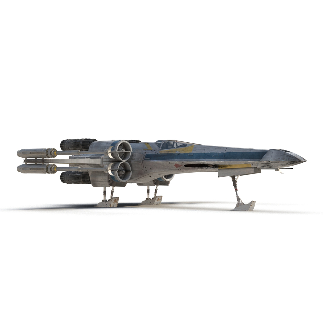 star wars x wing 3d model