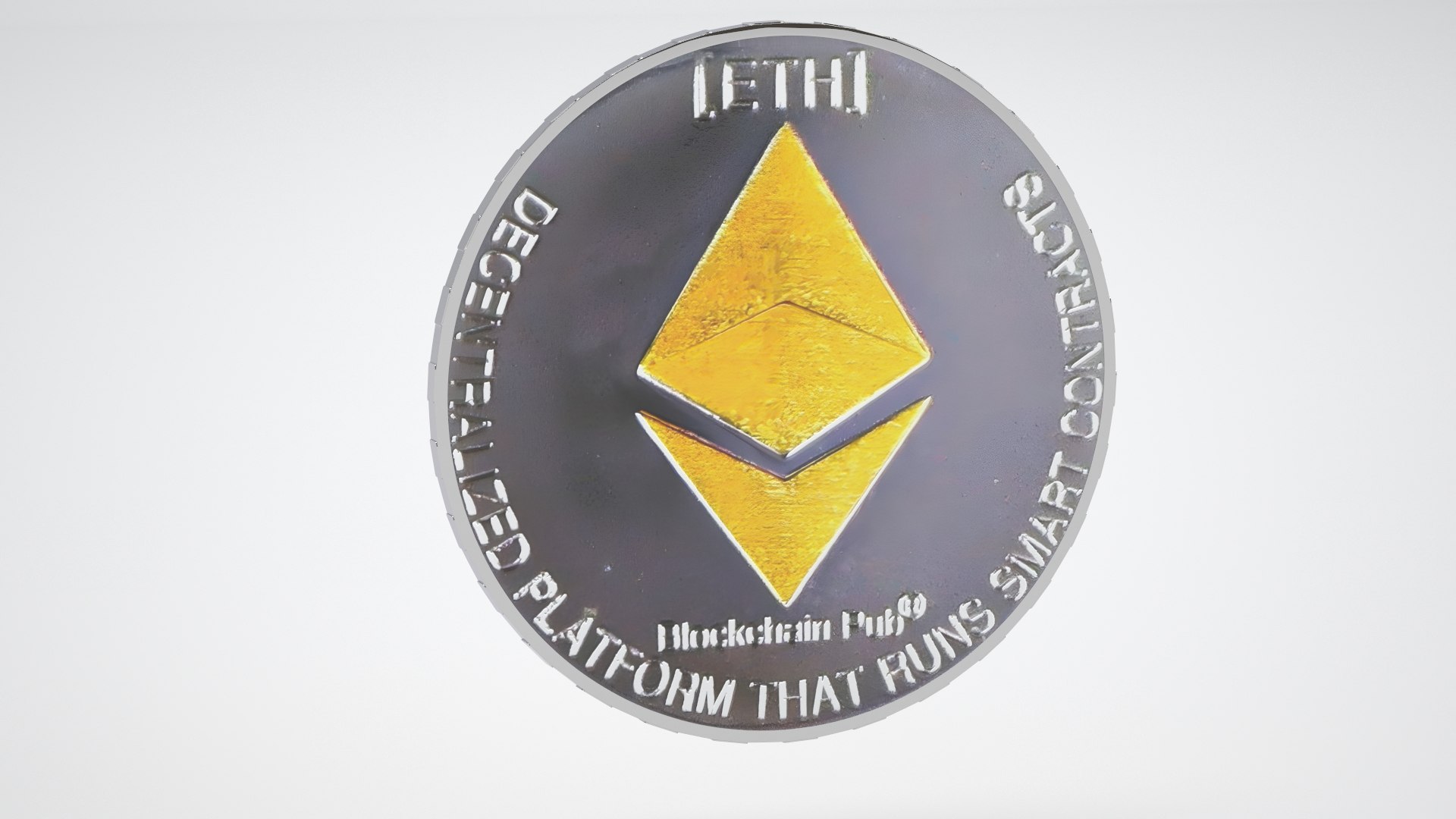 Ethereum Coin 3D Model - TurboSquid 2399105