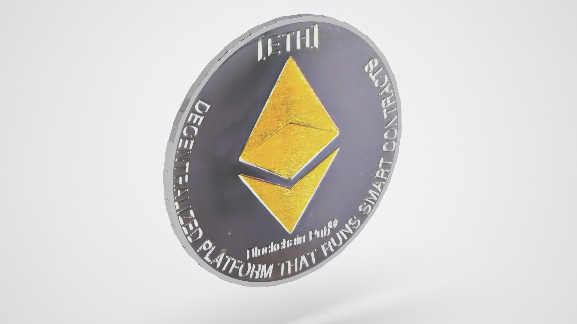 Ethereum Coin 3D Model - TurboSquid 2399105