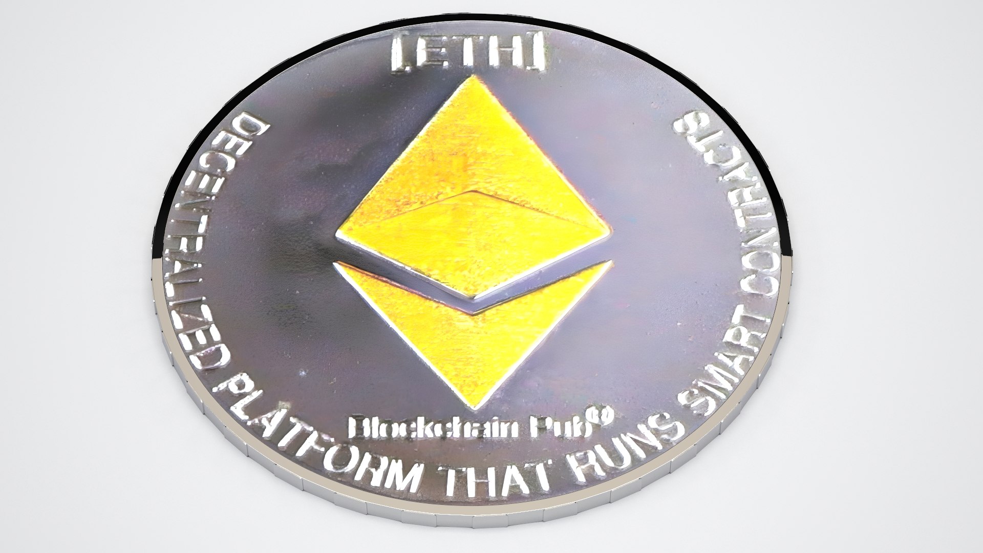 Ethereum Coin 3D Model - TurboSquid 2399105