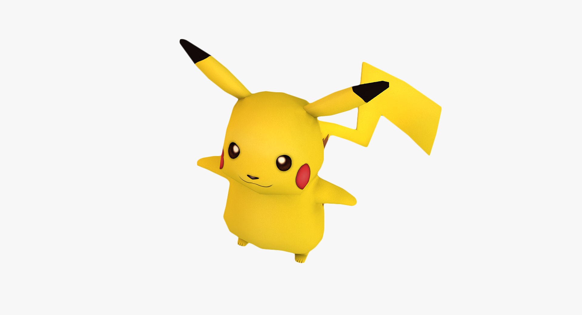 3d Pikachu Pokemon Modeled Model