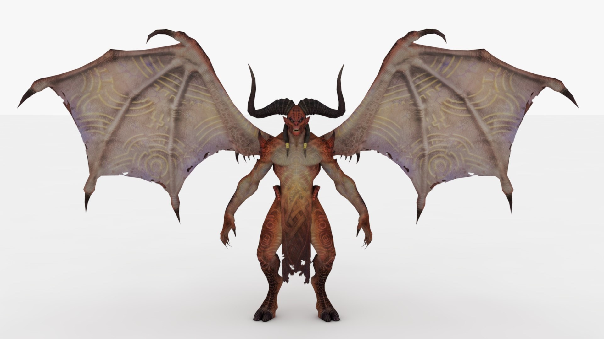 Demon Rigged And Animated 3D Model - TurboSquid 2348421