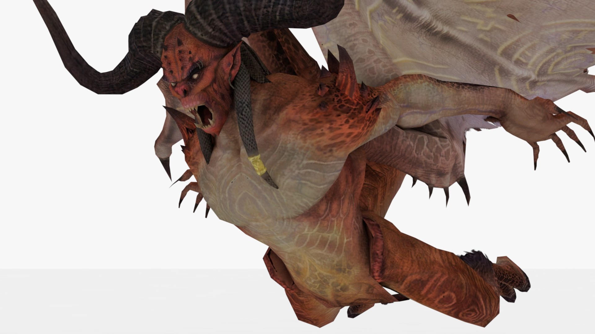 Demon Rigged And Animated 3D Model - TurboSquid 2348421