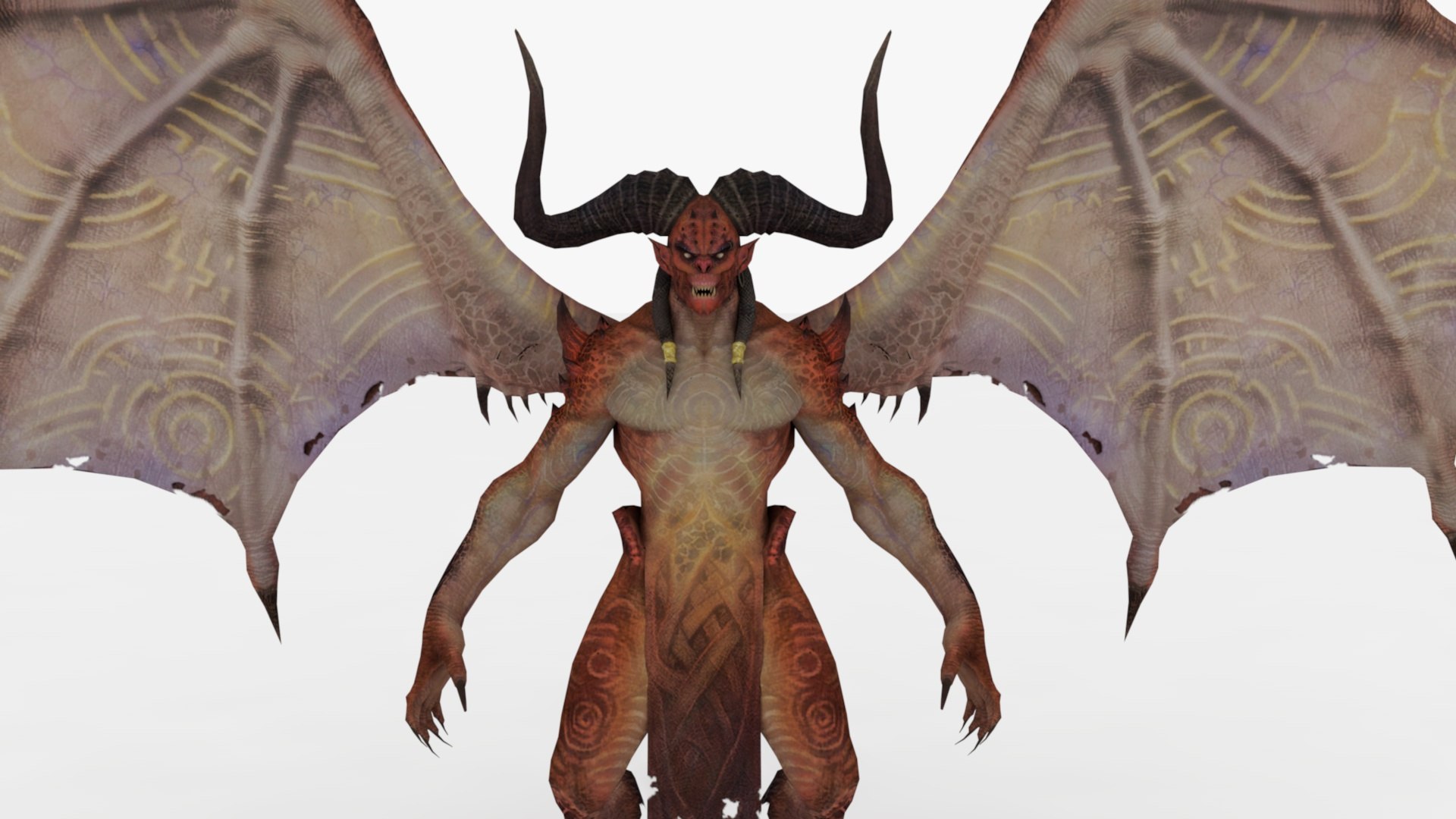 Demon Rigged And Animated 3D Model - TurboSquid 2348421