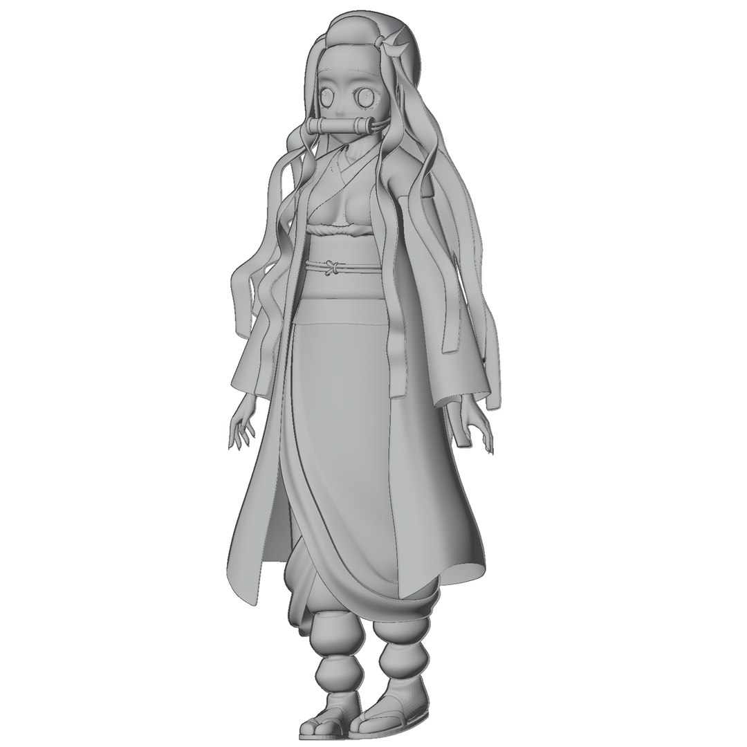 Nezuko Kimetsu Yaiba Slayer 3D - TurboSquid 1481519