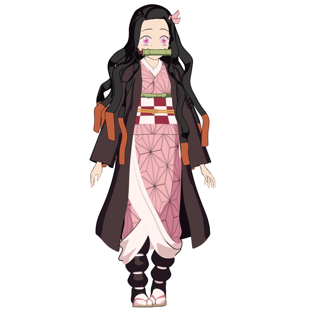 Nezuko Kimetsu Yaiba Slayer 3D - TurboSquid 1481519