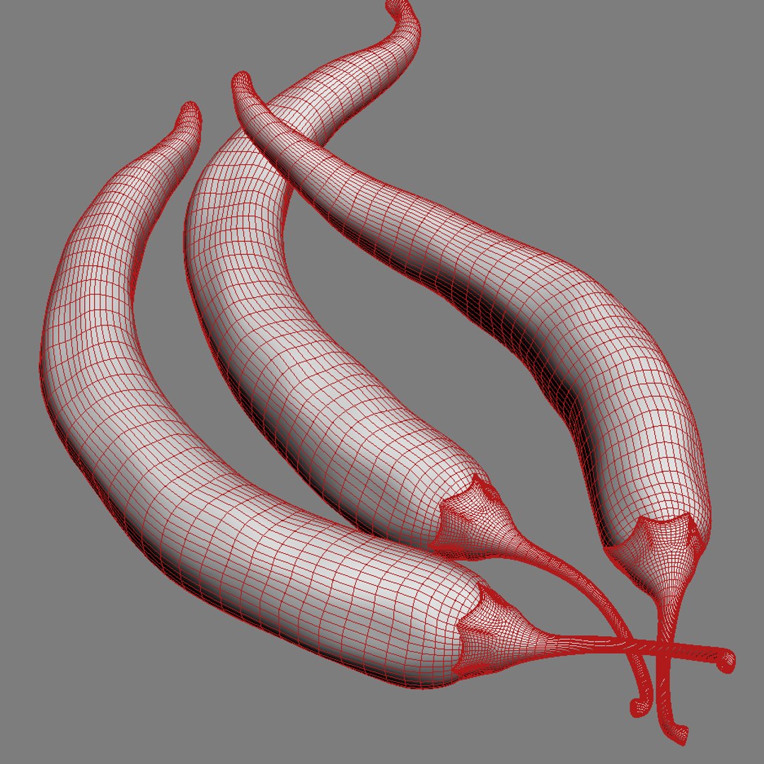 Pepper Chili 3d Model