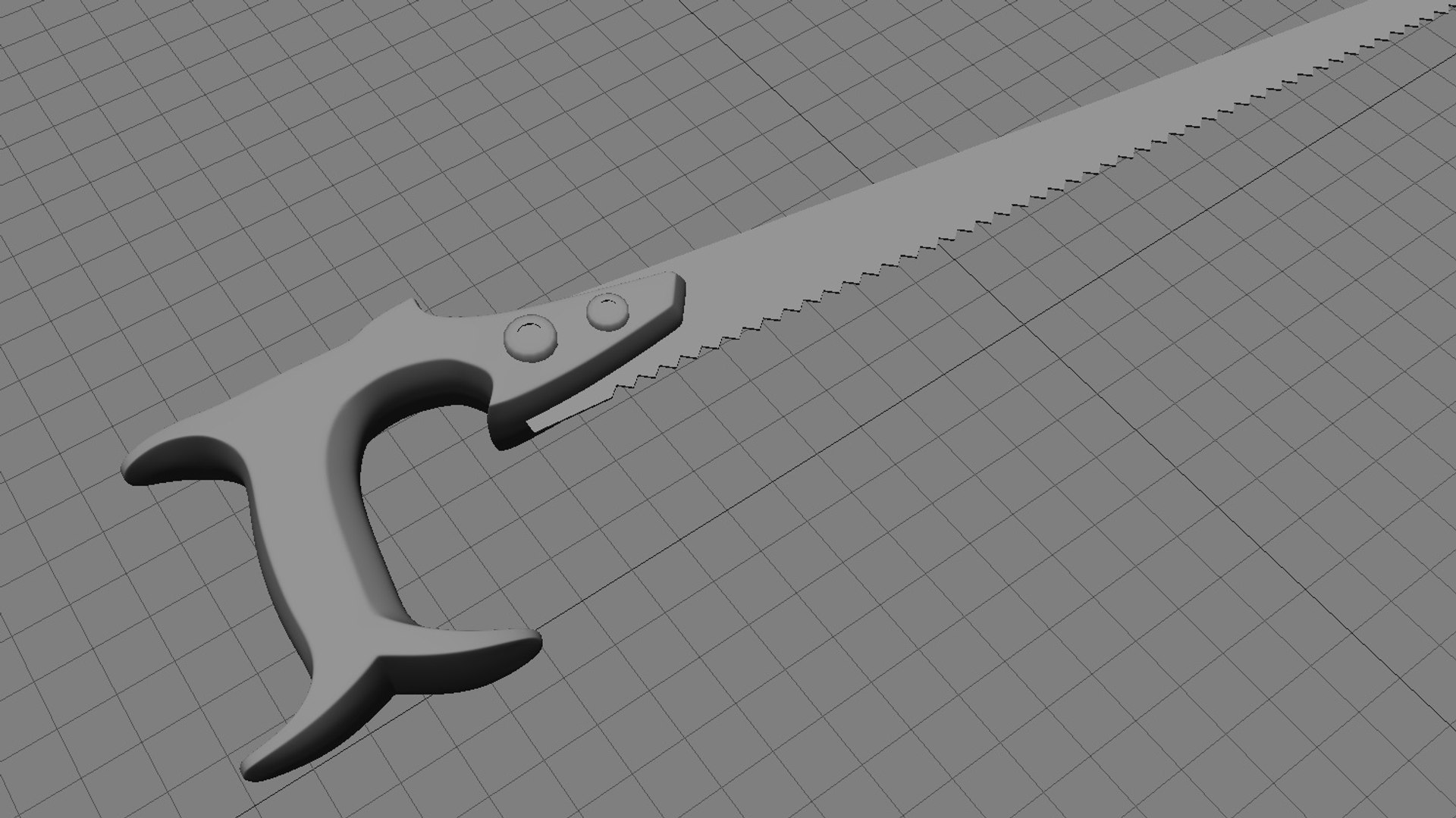 Old saw 3D model - TurboSquid 1693800