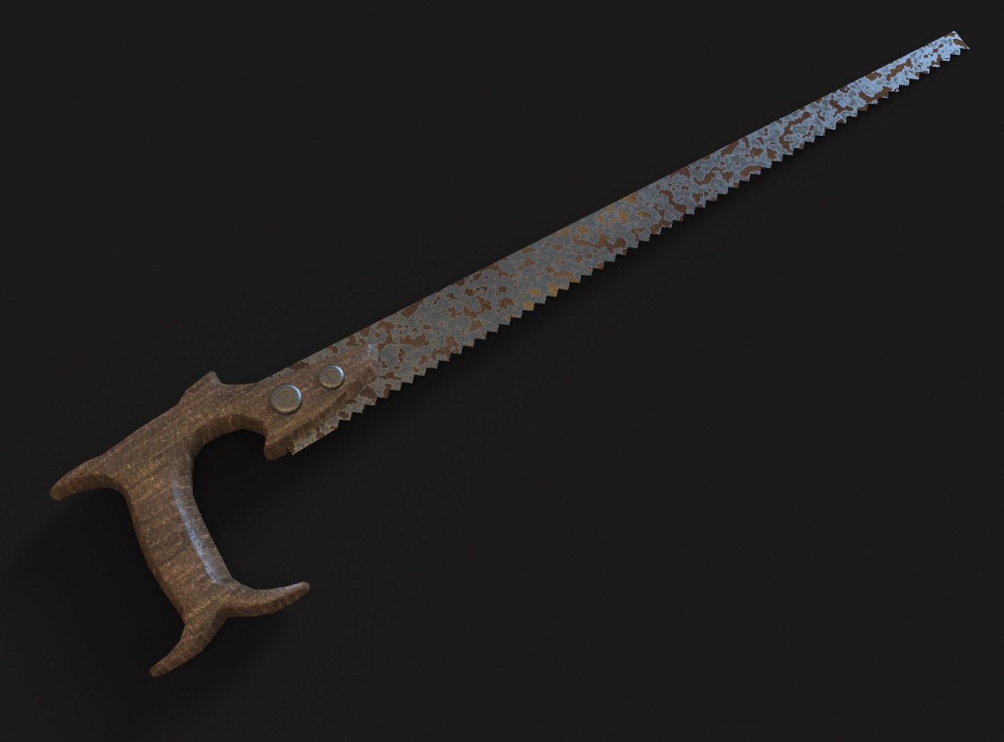 Old saw 3D model - TurboSquid 1693800