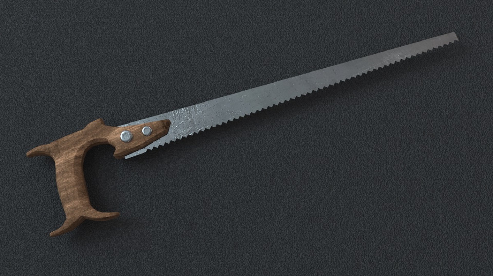 Old saw 3D model - TurboSquid 1693800