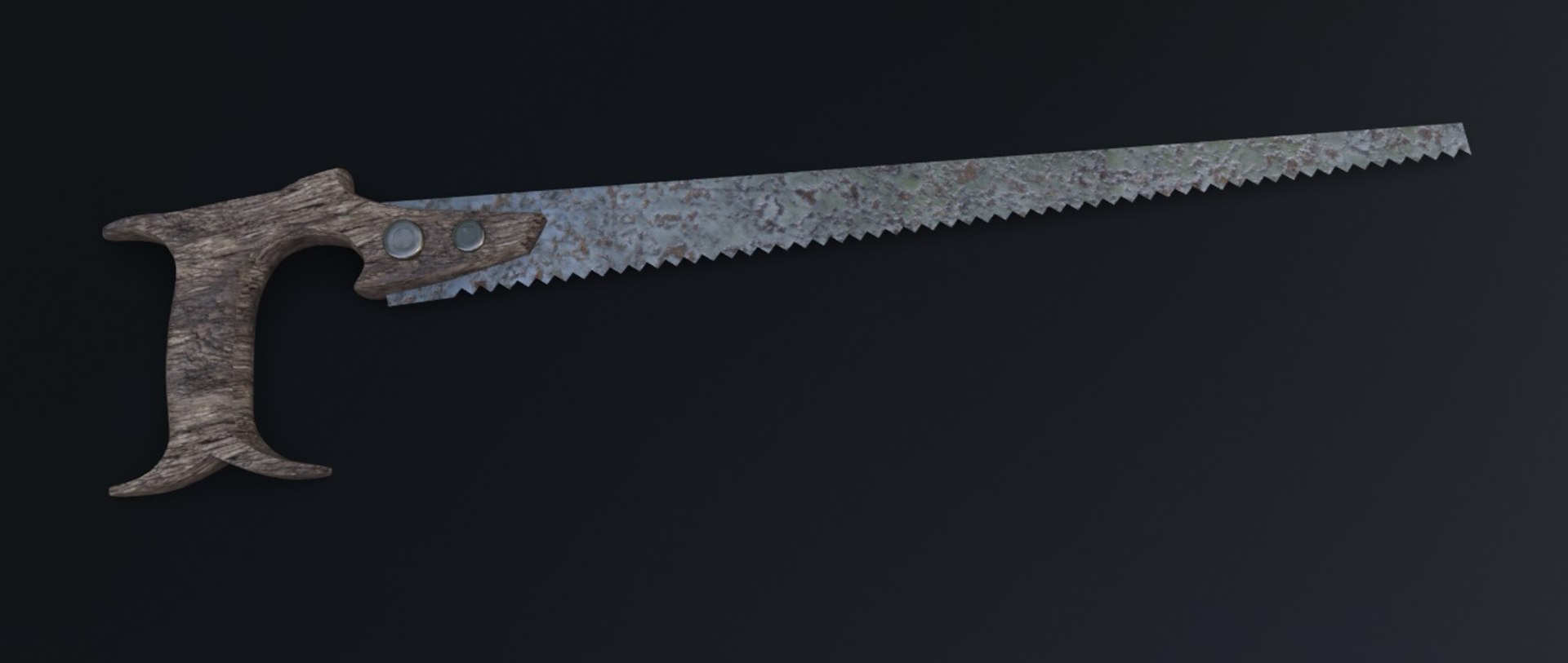 Old saw 3D model - TurboSquid 1693800