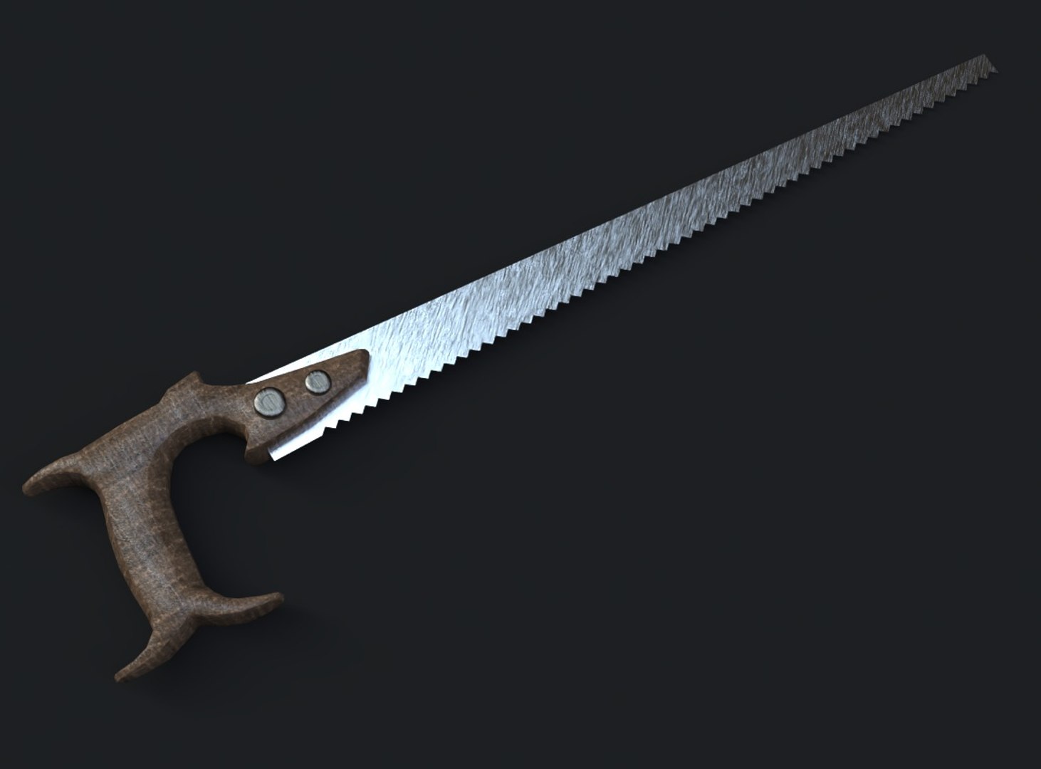 Old saw 3D model - TurboSquid 1693800
