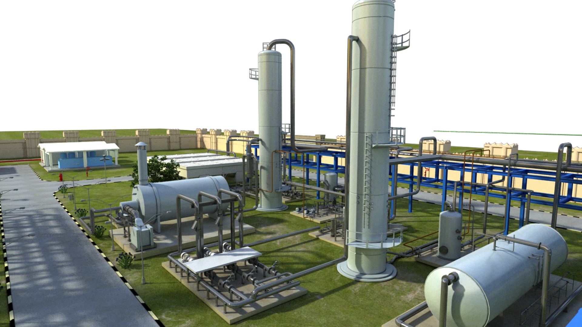 Gas Treatment Plant Power 3ds