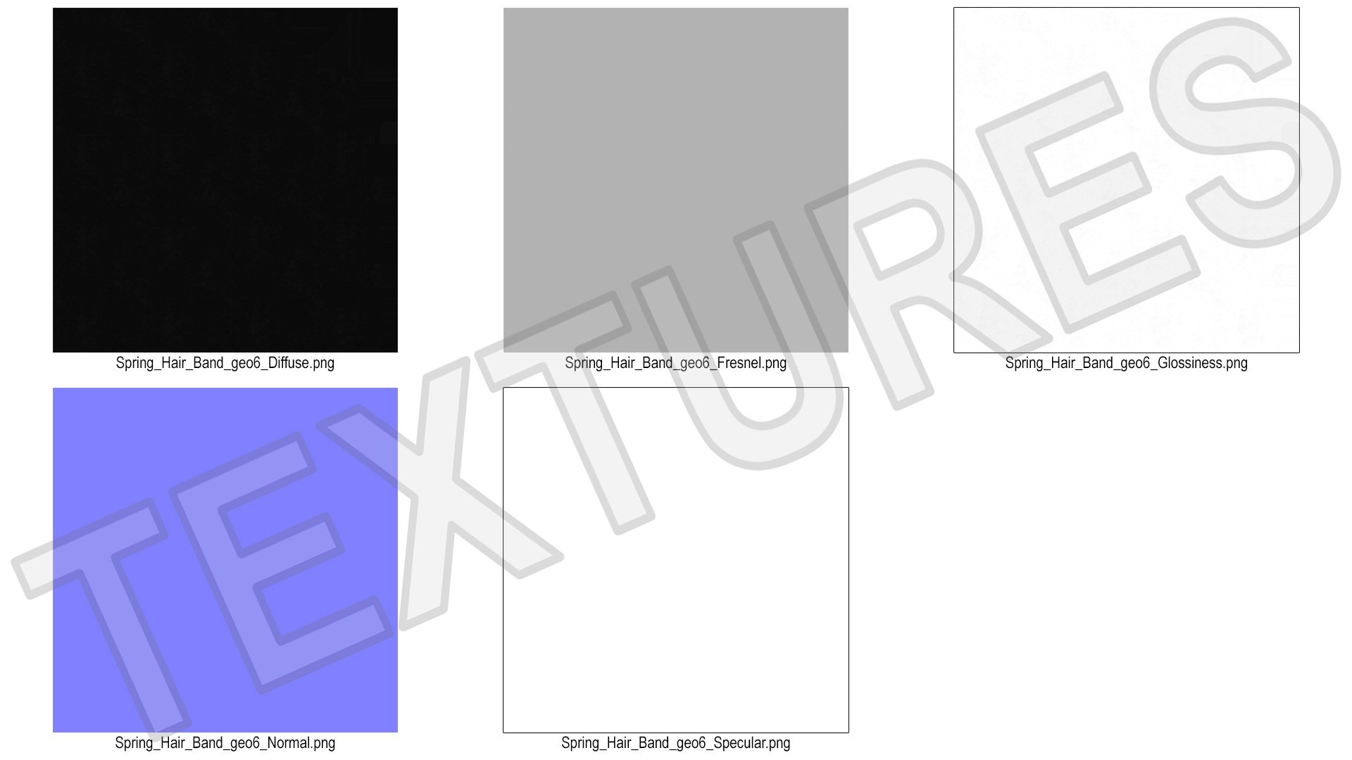 Metal Hair Spring 3D Model - TurboSquid 2161966