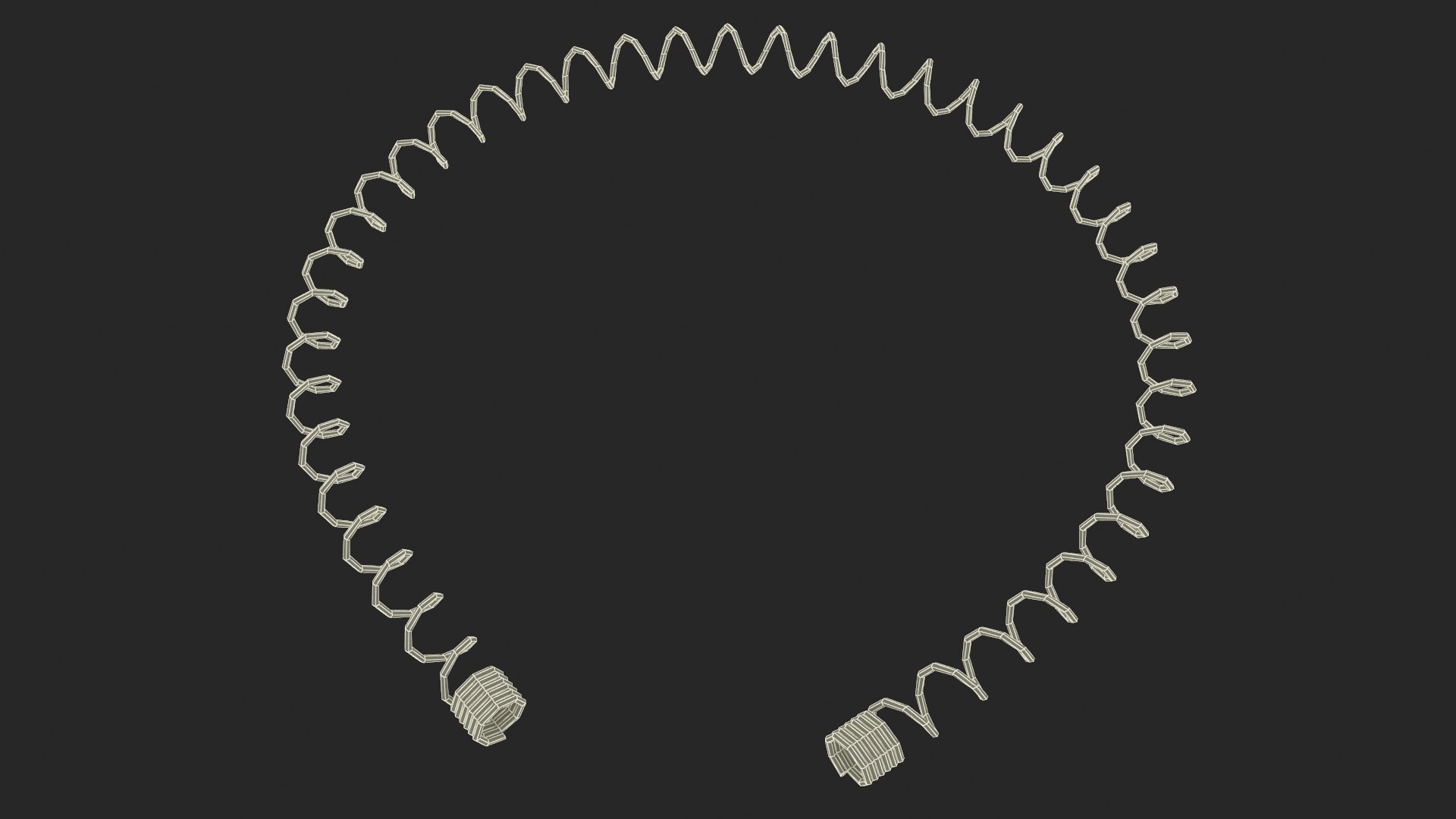 Metal Hair Spring 3D Model - TurboSquid 2161966