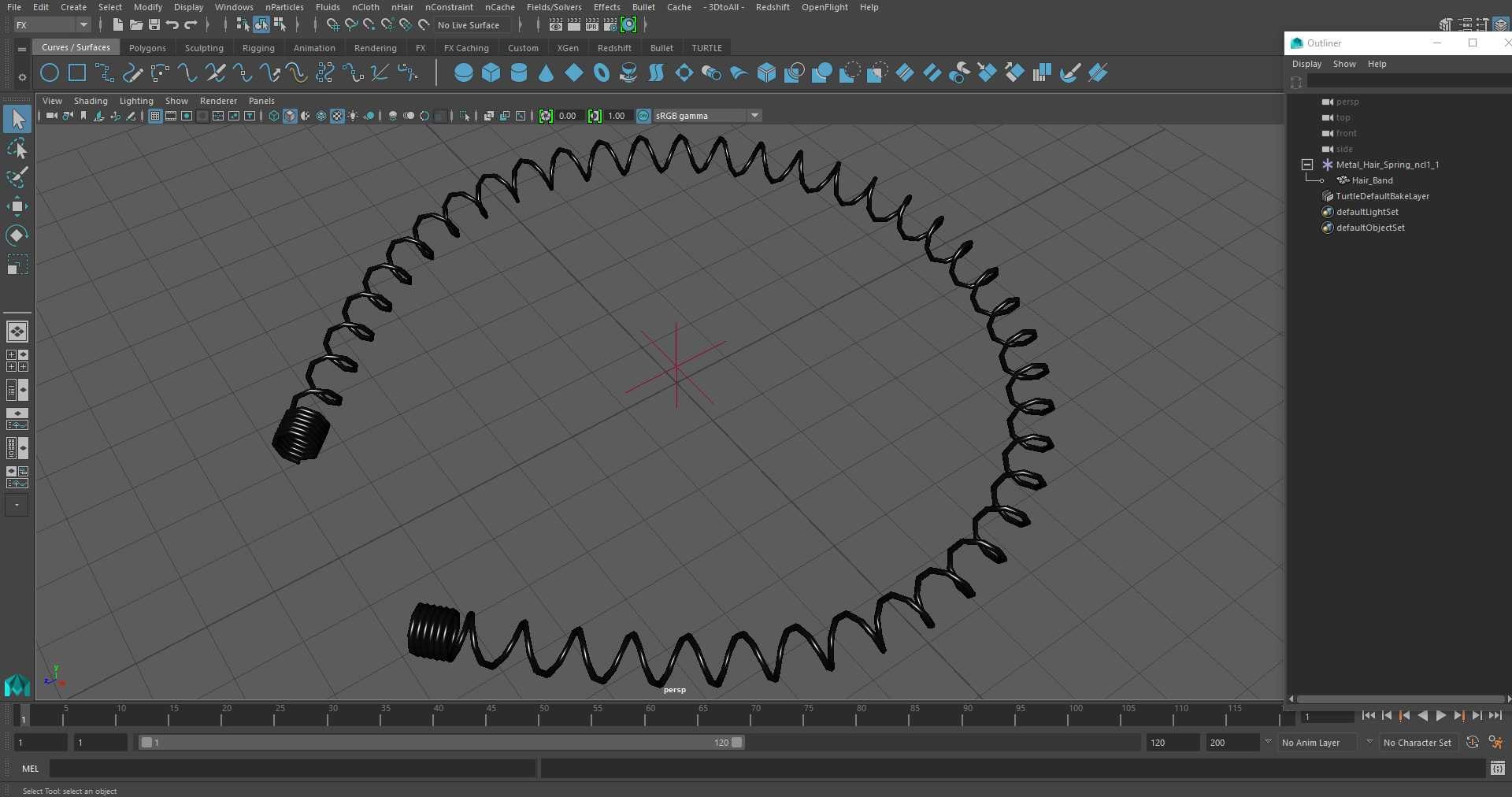 Metal Hair Spring 3D Model - TurboSquid 2161966