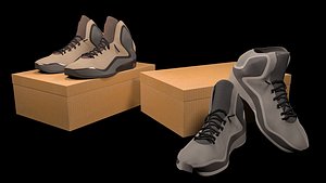 High Top Sneakers 3D Models for Download | TurboSquid