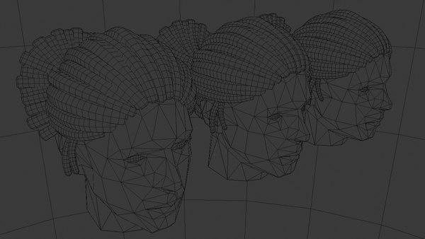 Free 3D Toon Dreadlock Ponytail Hairstyle model - TurboSquid 1828694