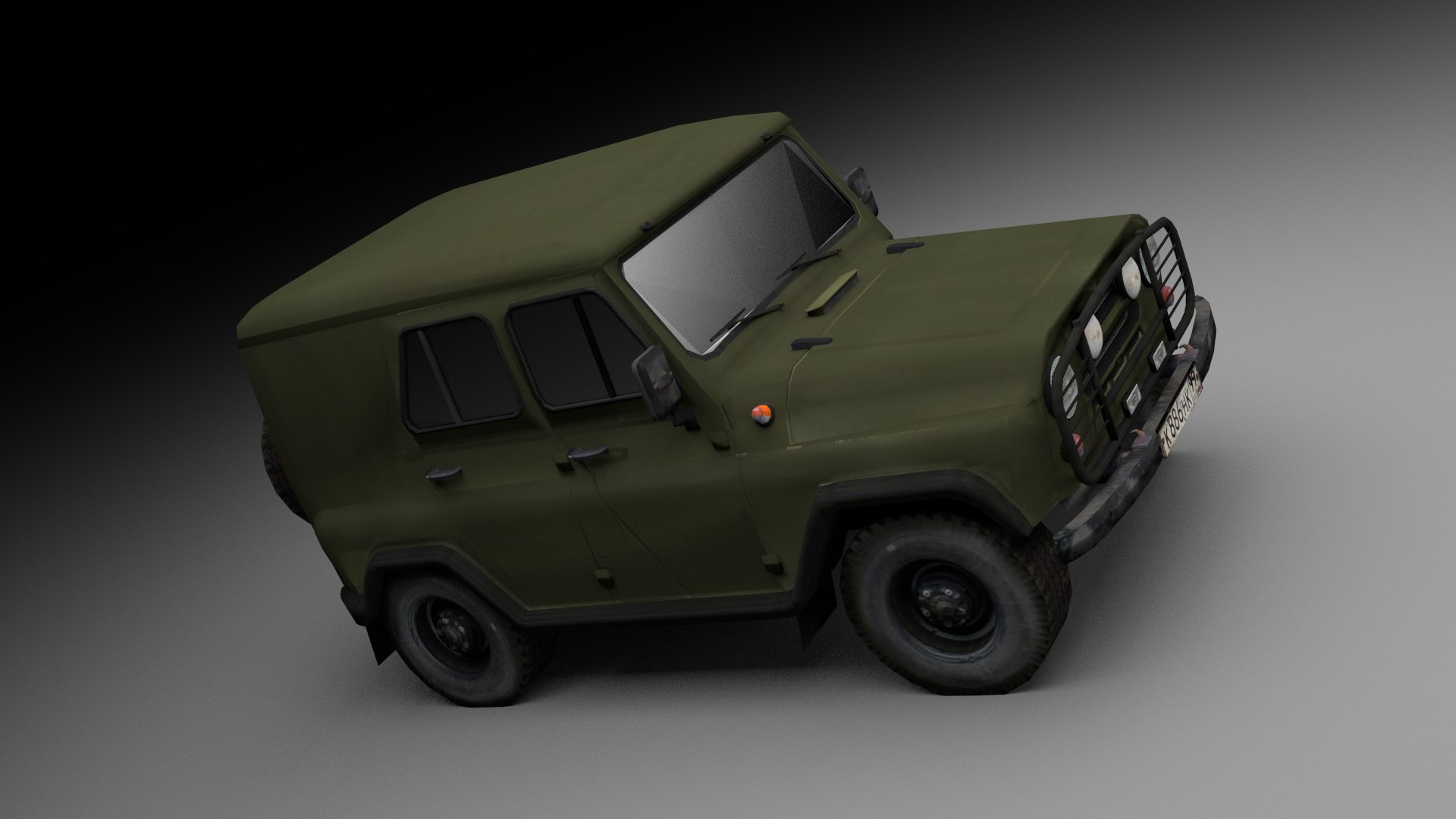 Uaz 3d Model