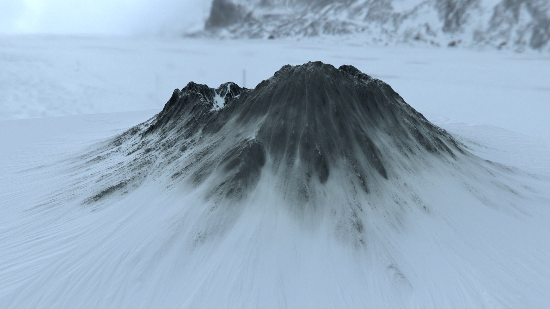 Snow Mountain Obj