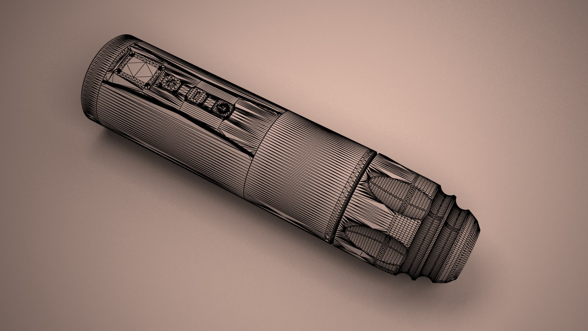 3D Bronc V7 Tattoo Pen - TurboSquid 1995523