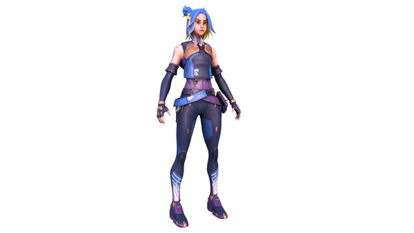네온 발로란트 3D 모델 - TurboSquid 2029882