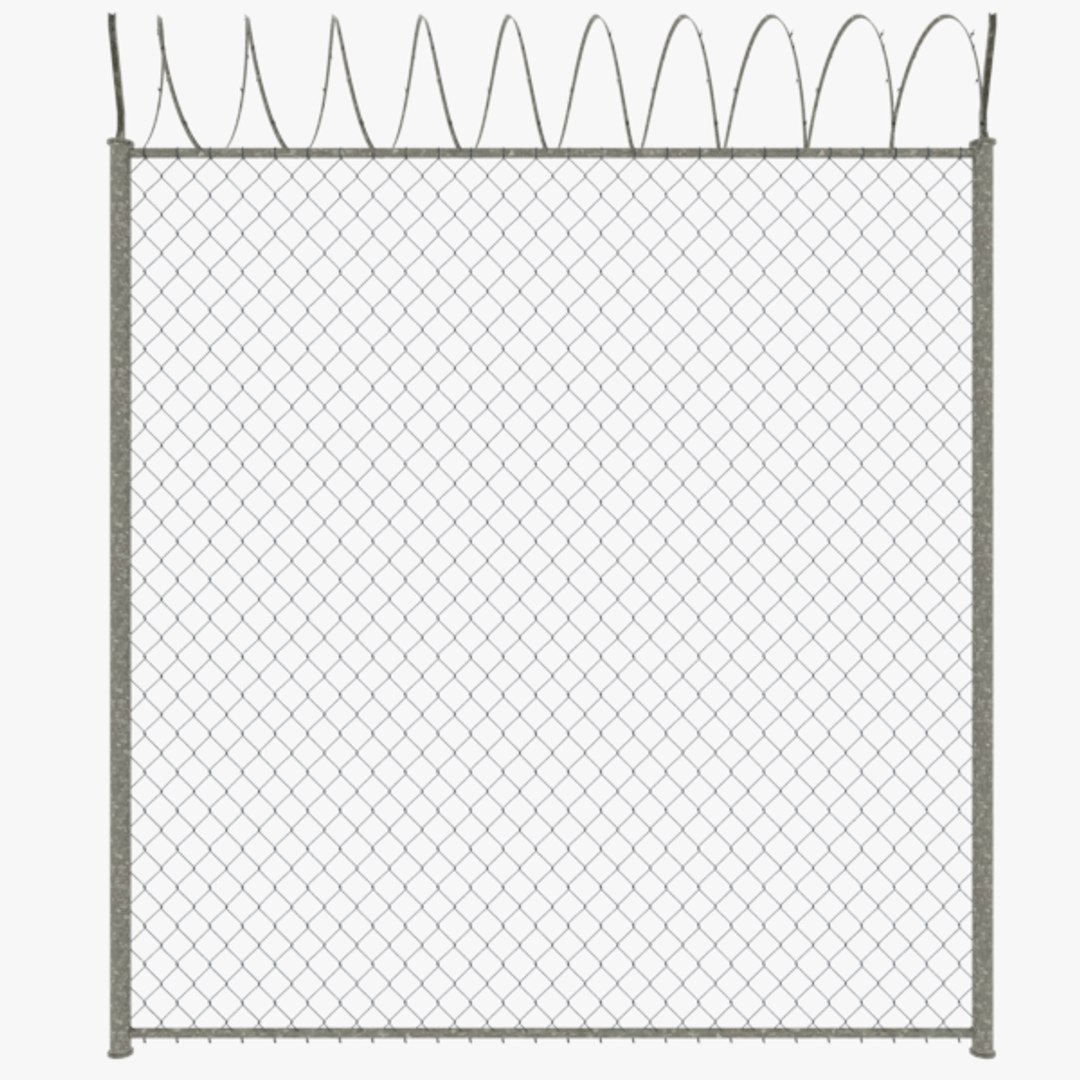3D Model Wire Fence - TurboSquid 1354086