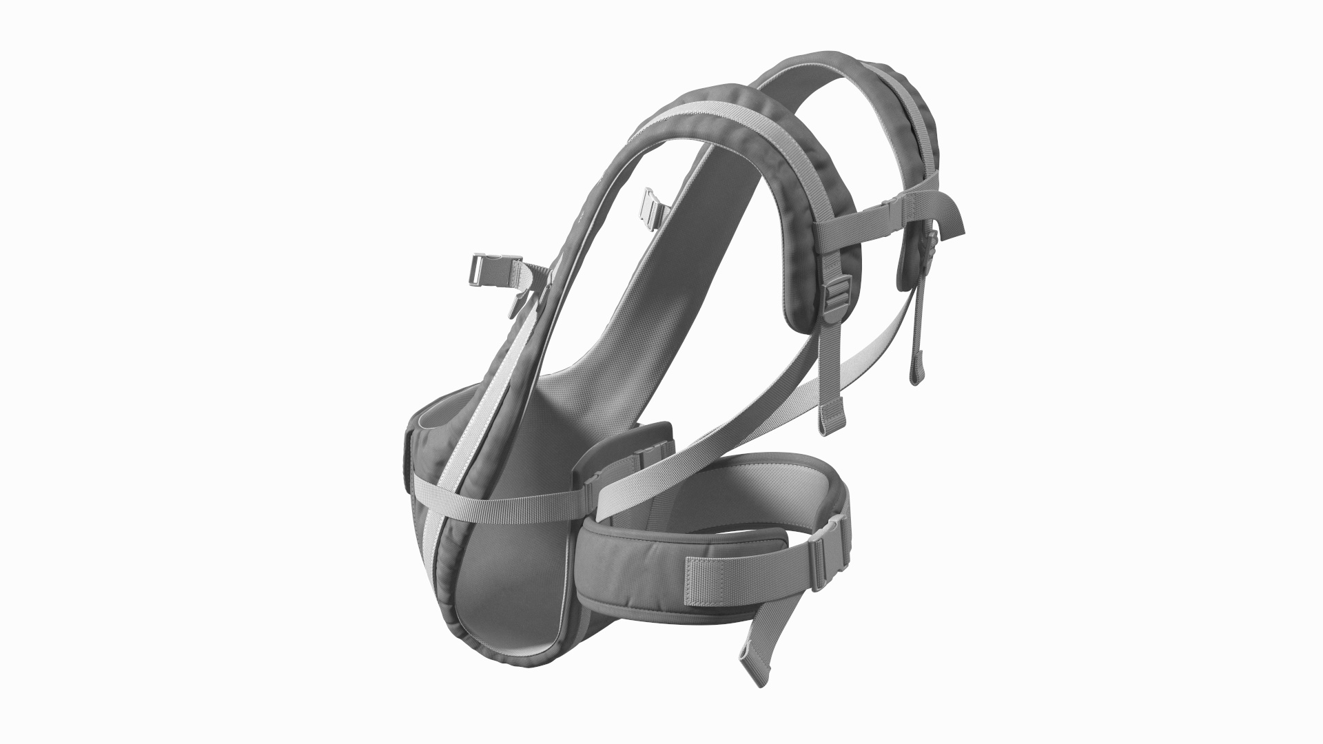Infants Soft Carrier Grey Sitting Position 3D model - TurboSquid 2151727