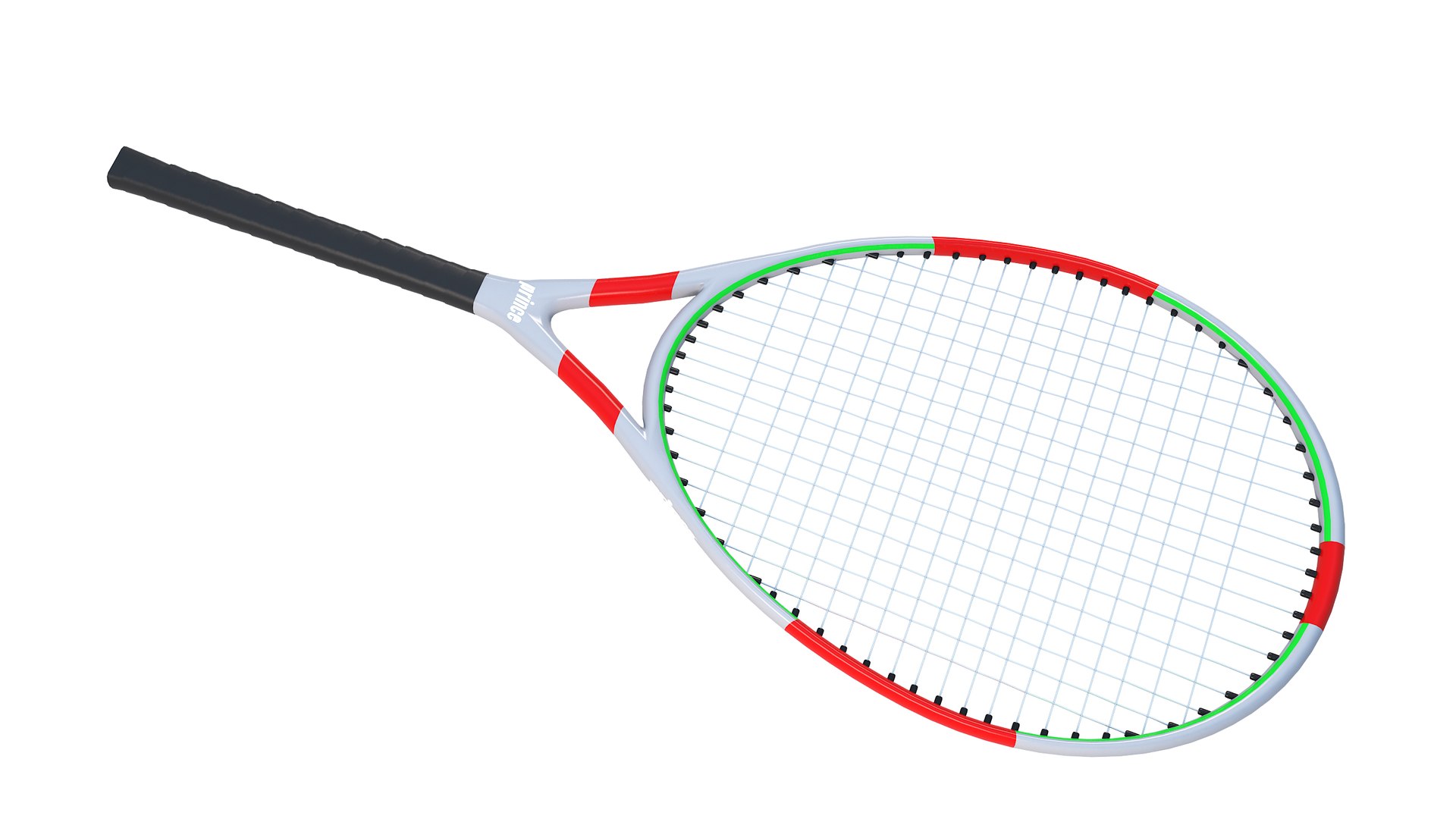 Tennis Racket - Gray 3D Model - TurboSquid 1924271