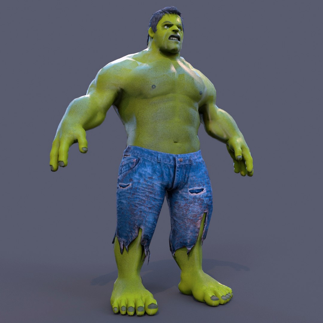 Hulk Character 3D Model - TurboSquid 1598353