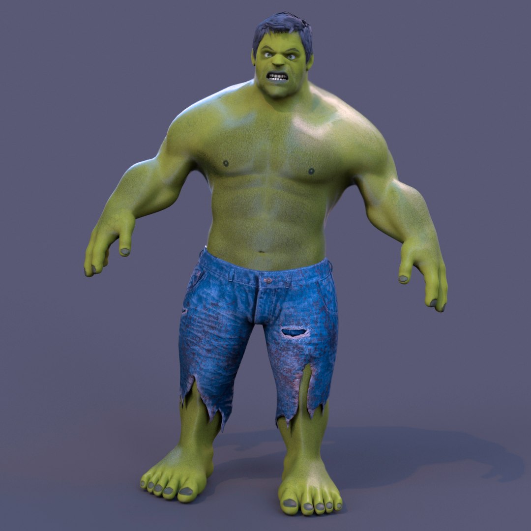 Hulk Character 3D Model - TurboSquid 1598353